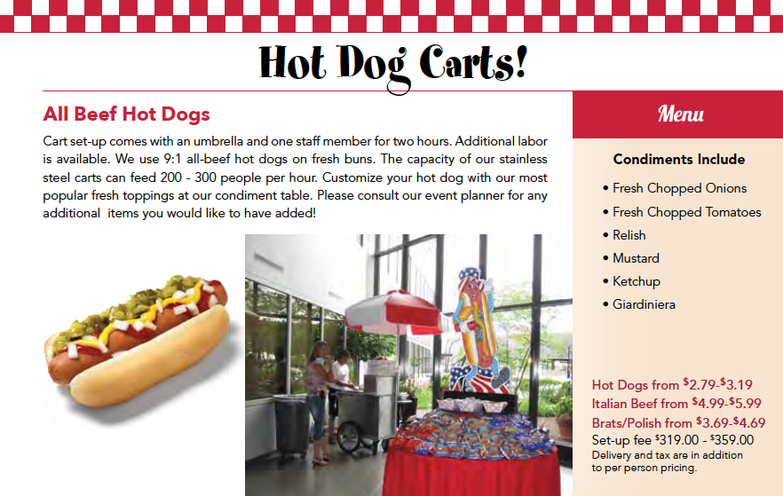 Best Hot Sandwich Carts - Hot Dogs, Italian Beef, Brats, Polish Sausage ...