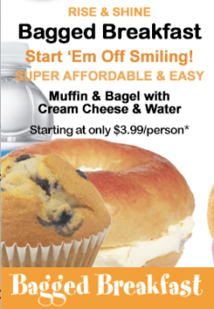 Boxed Breakfasts - Grab & Go Breakfast Catering - Picnic Catering, Ice ...